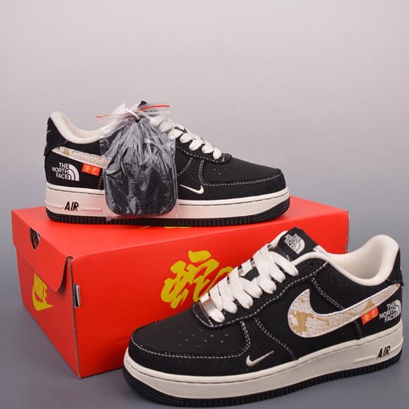 Nike | Shoes | Nike Air Force Low North Face Black | Poshmark